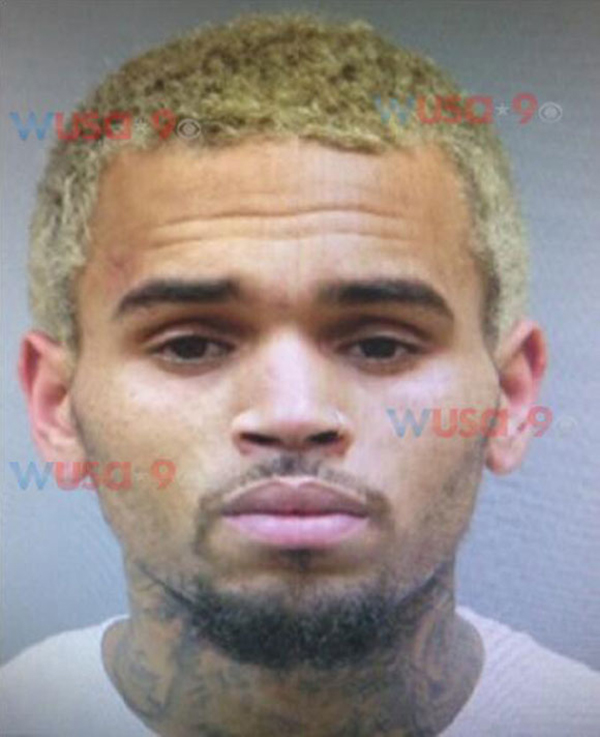 Chris Brown Mugshot Leaked