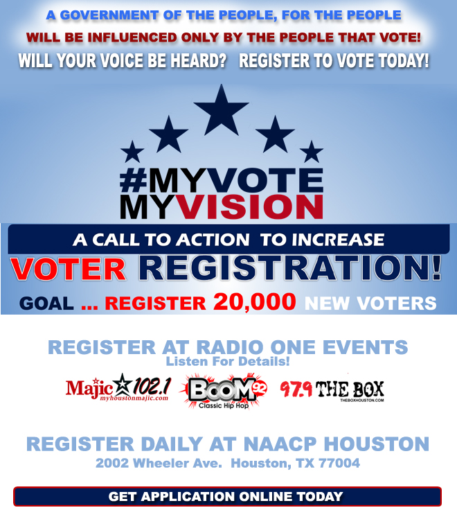 My Vote! My Vision ~ Register To Vote Today - Majic 102.1