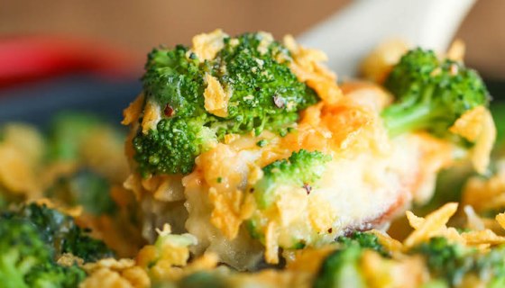 Broccoli Potato and Cheese Casserole