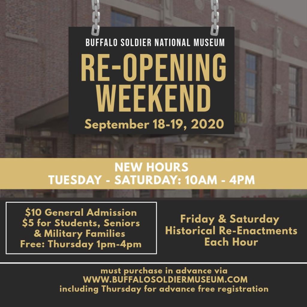 Buffalo Soldier National Museum To Reopen Buffalo Soldier National Museum To Reopen